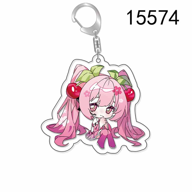 15574 Vocaloid Miku Acrylic Key Chain price for 5 pcs 5.5cm - MCATMALL